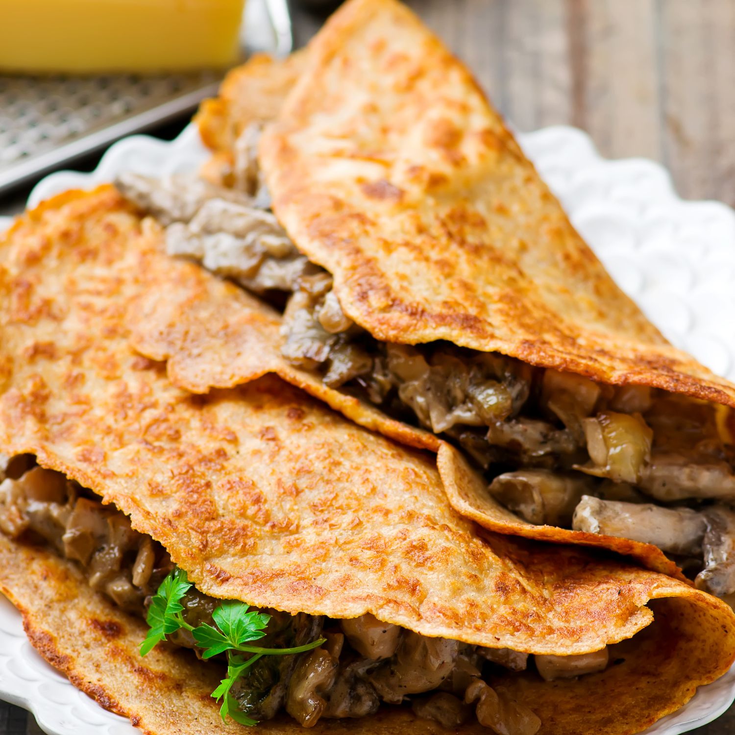 Crêpe rustique à la forestière Sans Gluten | Gerblé